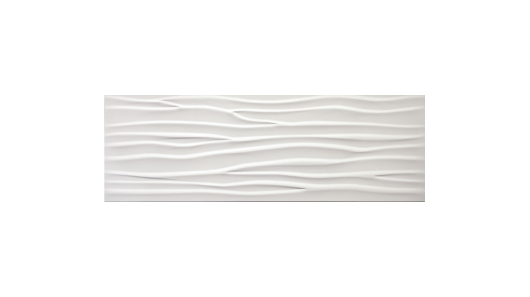 BLANCO WAVE WHITE MATE 30 x 90