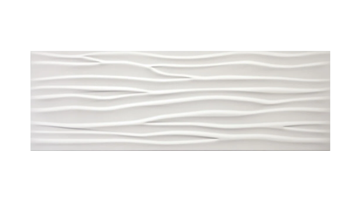 BLANCO WAVE WHITE MATE 30 x 90