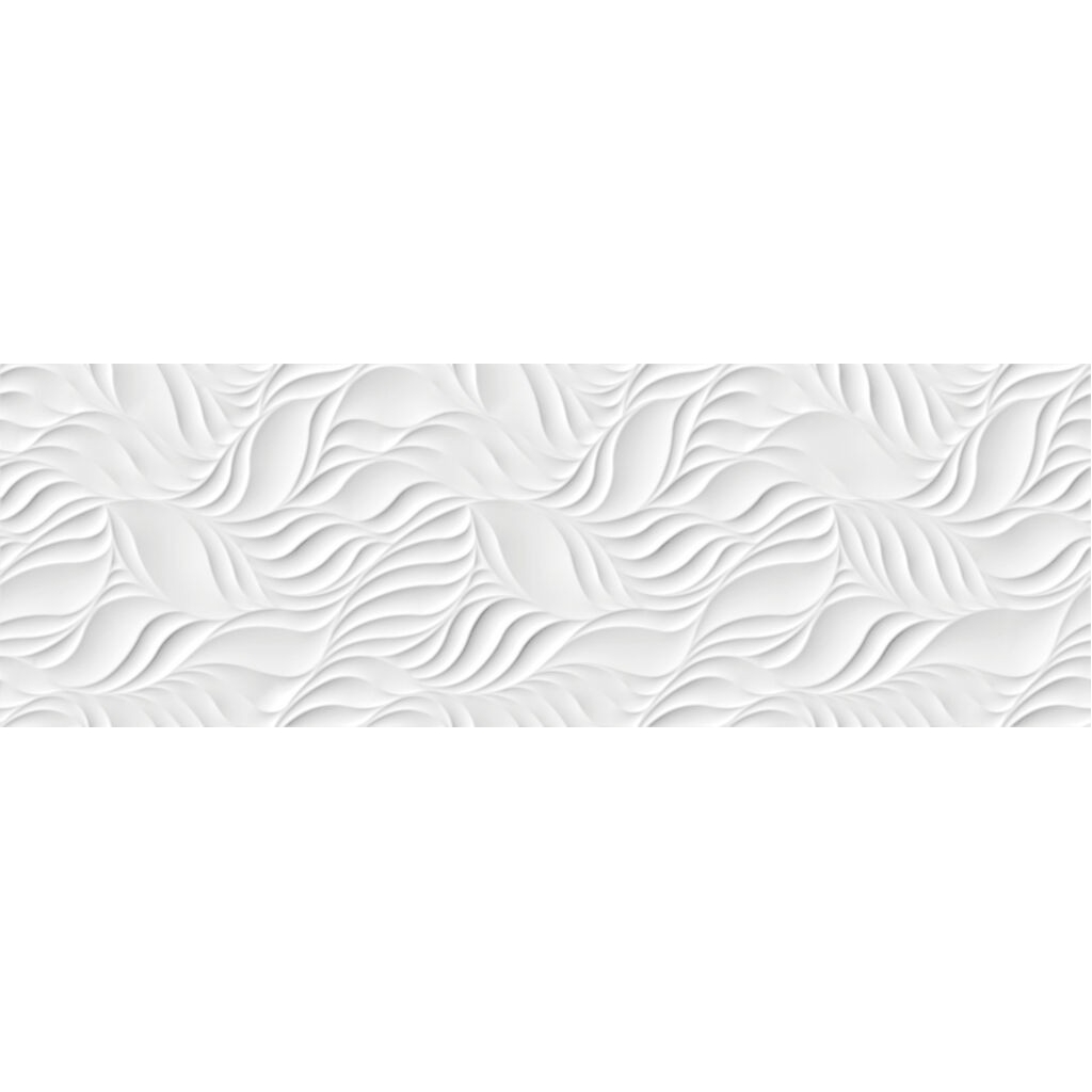 BLANCO LEAVES WHITE BRILLO 30 x 90
